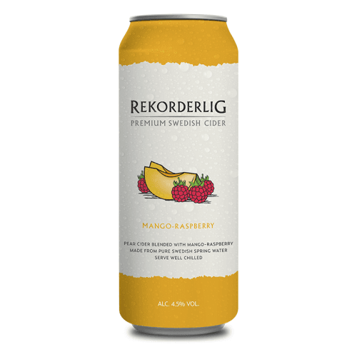 Rekorderlig Mango-Raspberry Cider Cans: order liquor online